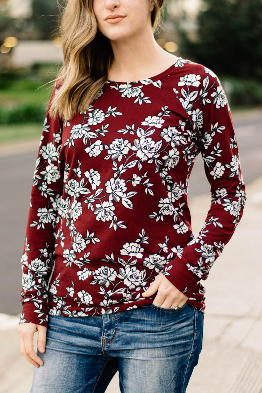 The Lane Raglan [Neckline Adjustment] – The Sewing Things Blog